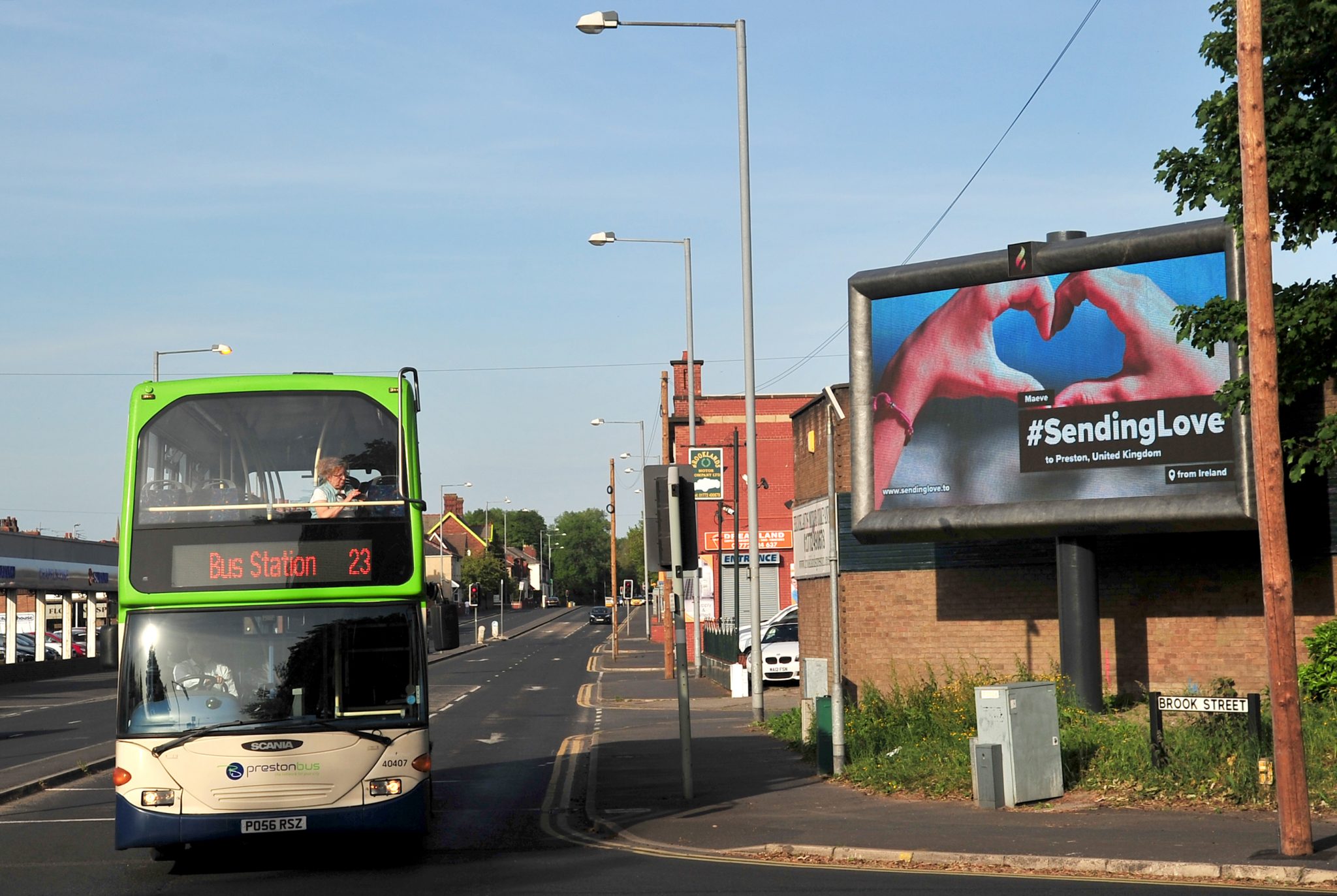 Artist Photo Series: Donna Clifford: Blackpool Road Sign – The Living City